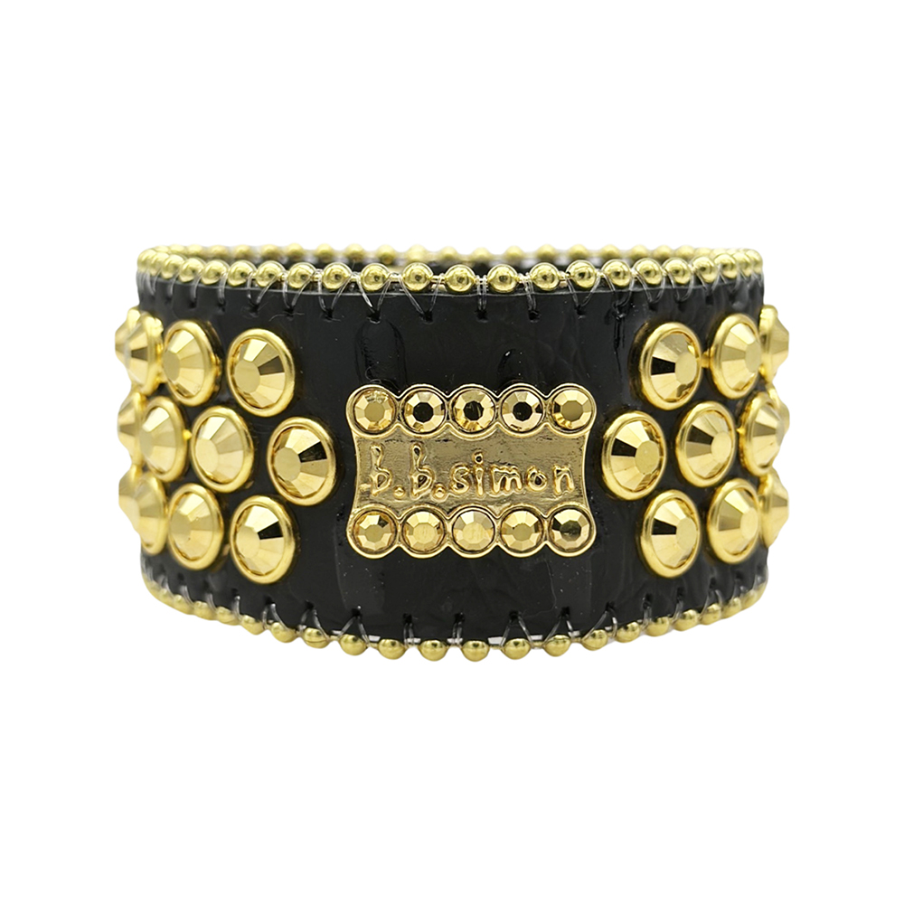 Khayyam Cuff – Black/Gold – B.B. Simon®