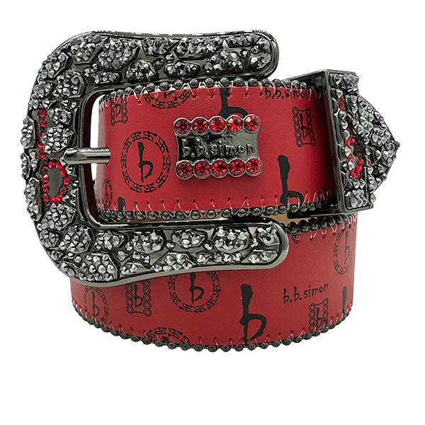 BB Pattern Triple 'b' Classic - Red - B.B. Simon®