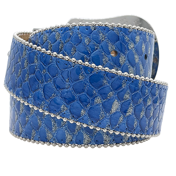 Snakeskin Classic – Blue – B.B. Simon®