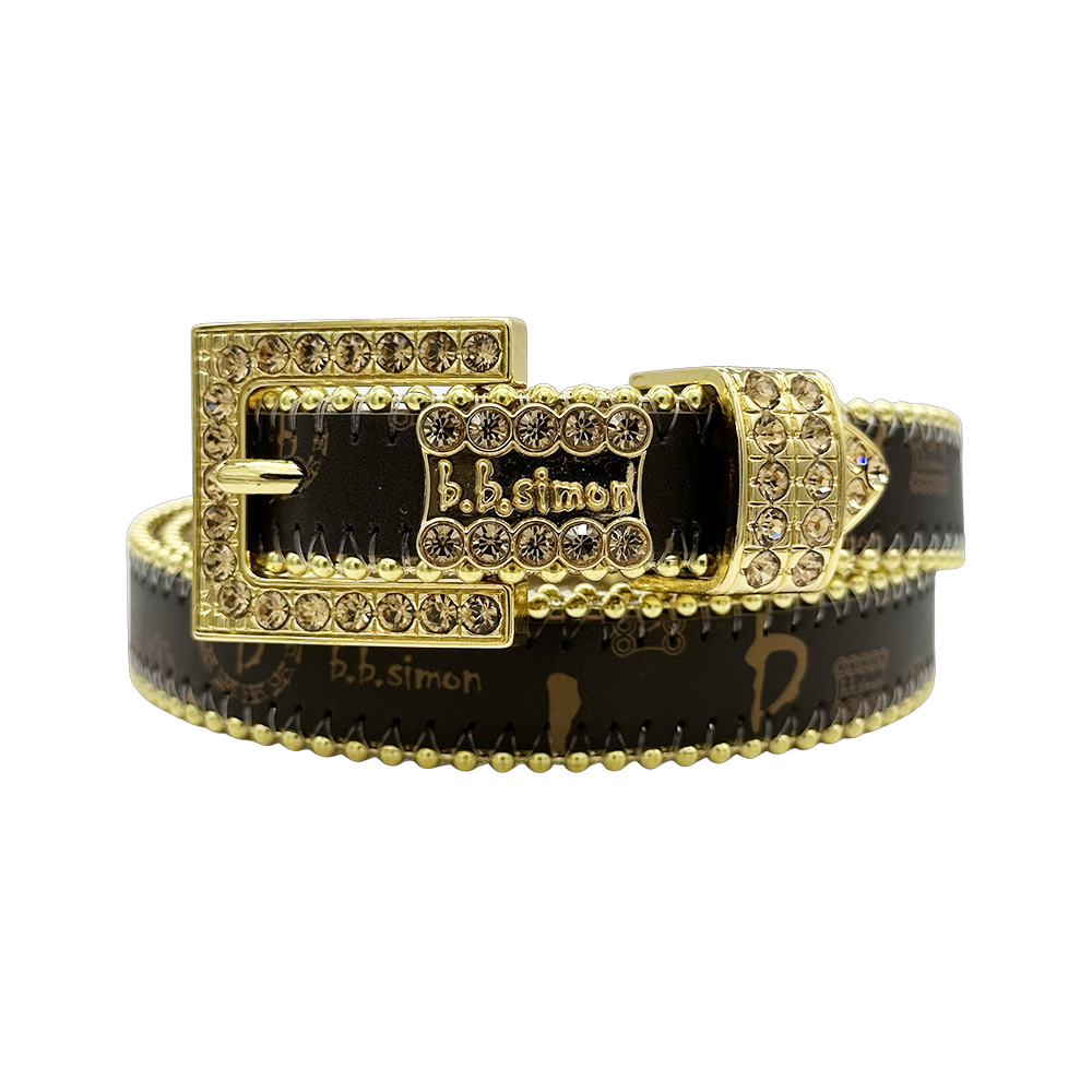 BB Simon Blue Sapphire Swarovski Belt